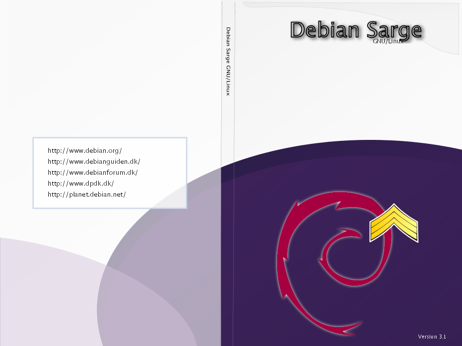 Debian DVD cover making progress...