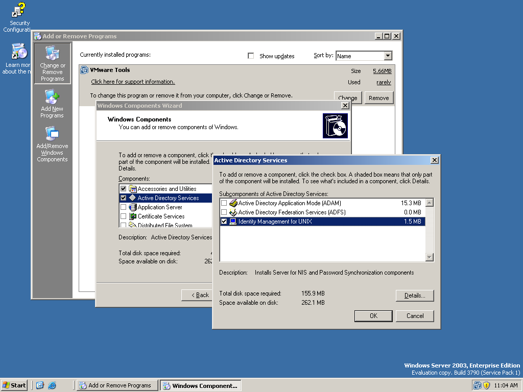 Howto Enable Unix Attributes In Windows 2003 R2 Jacob Emcken